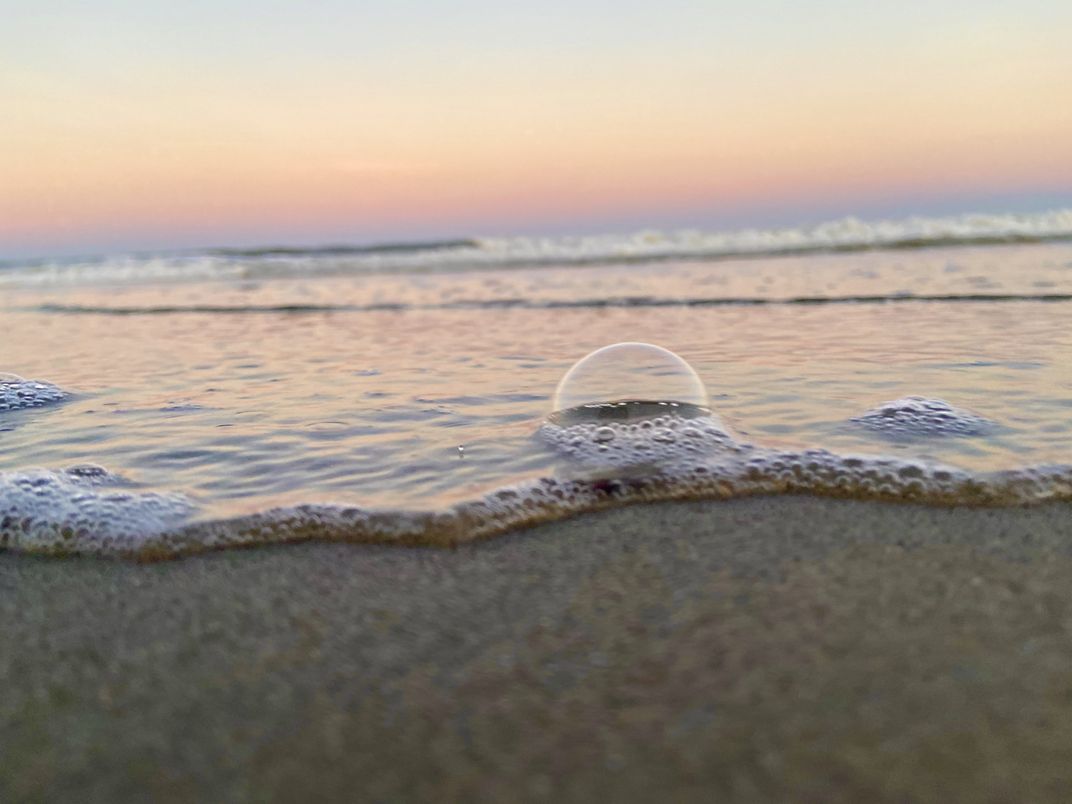 Sunset Ocean Bubble | Smithsonian Photo Contest | Smithsonian Magazine