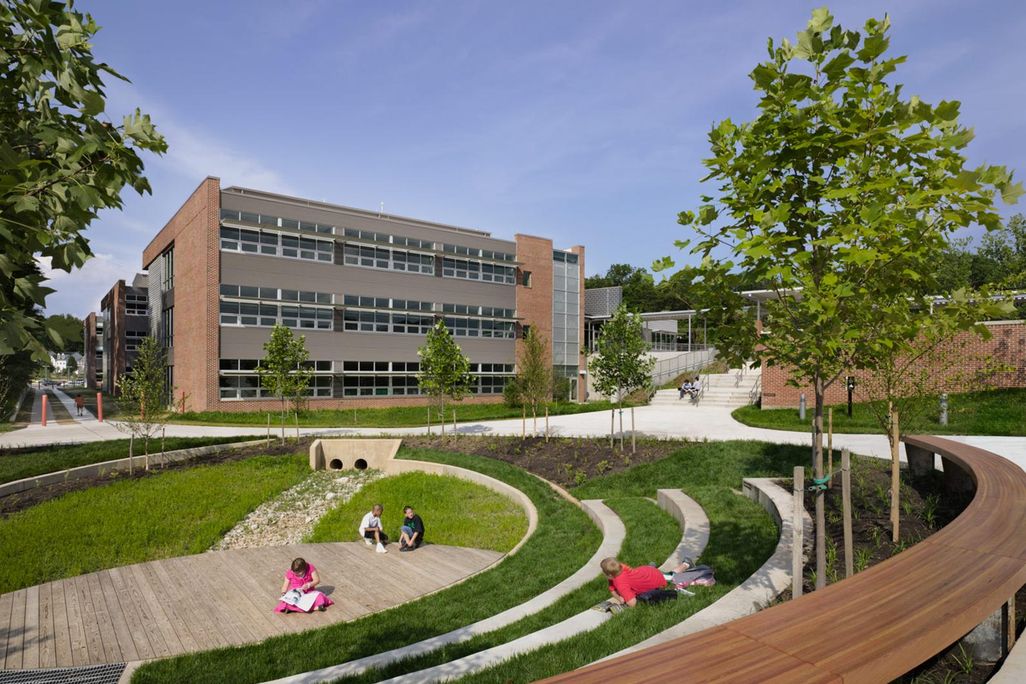 elementary school courtyard