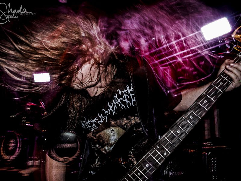 Guitarist of World-Famous Death Metal band "Decapitated" on stage ...