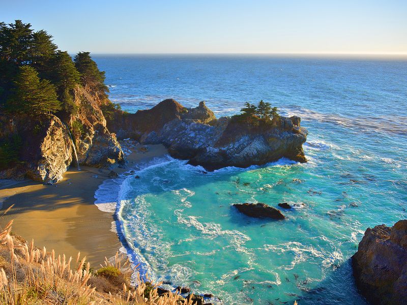 Waterfall at McWay Beach | Smithsonian Photo Contest | Smithsonian Magazine