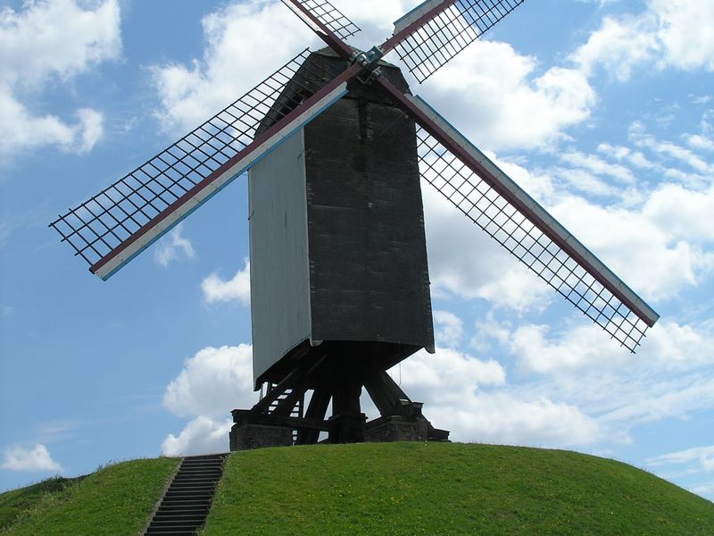 Old windmill in Brugge, Belgium. | Smithsonian Photo Contest ...