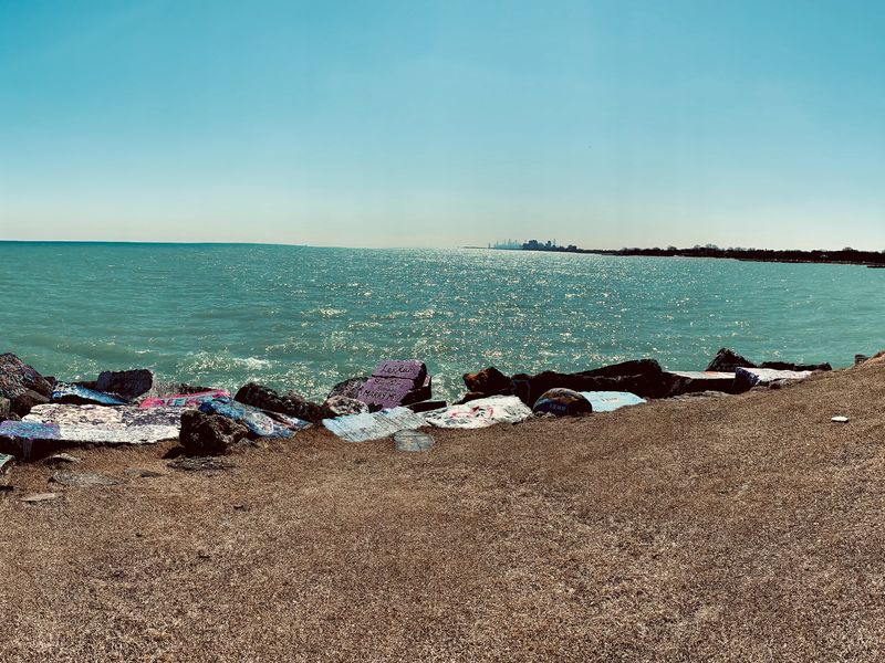 Panorama of the shore of Lake Michigan | Smithsonian Photo Contest ...