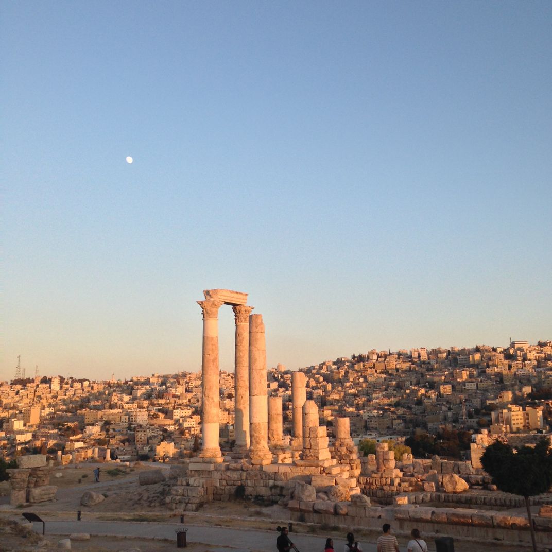 The sun sets on the urban sprawl of Amman | Smithsonian Photo Contest ...