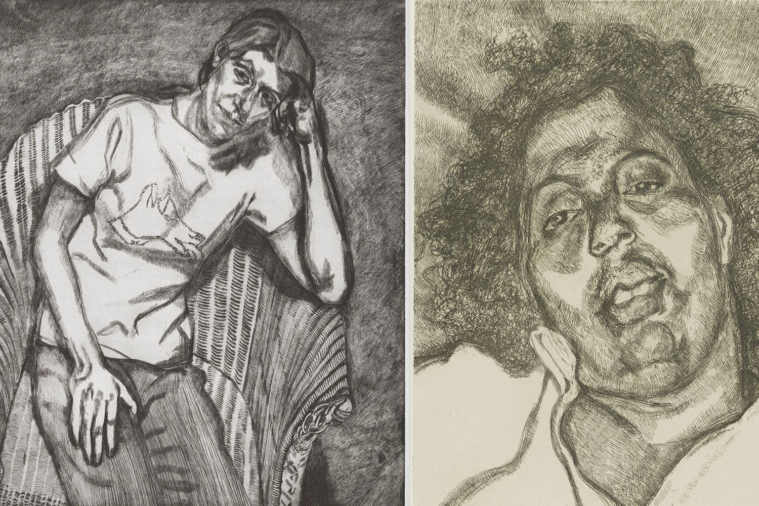 Lucian Freud Is Famous for His Unflinching Portraits. These Rarely Seen ...