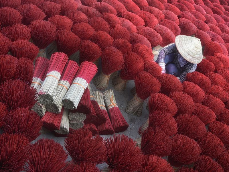 Red Incense Of Vietnam | Smithsonian Photo Contest | Smithsonian Magazine