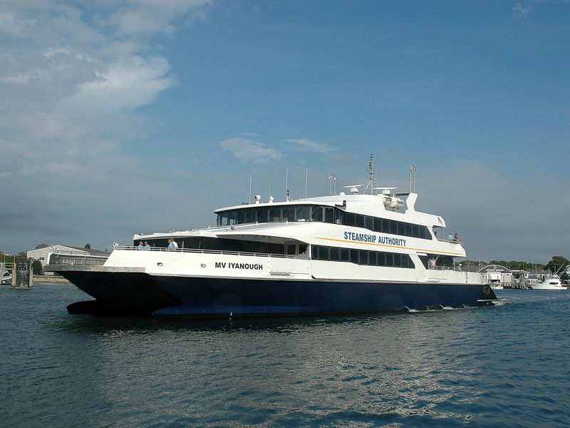Steamship Authority Ferry Boat Arriving into Hyannisport | Smithsonian ...
