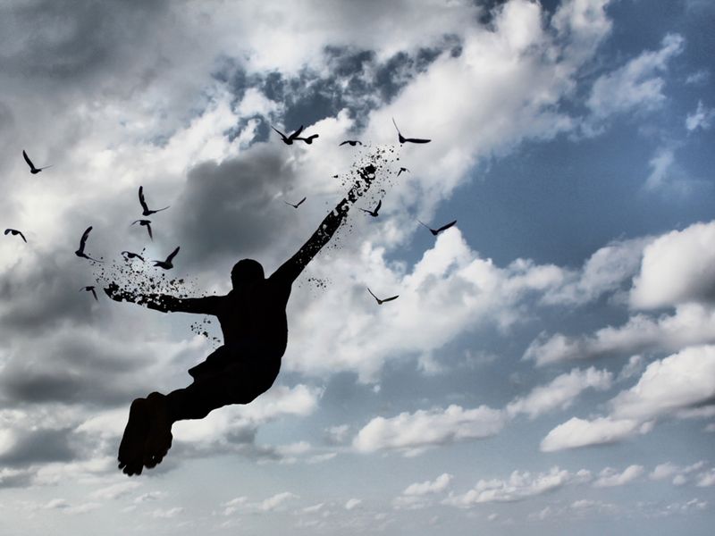 A boy flying in the sky. | Smithsonian Photo Contest | Smithsonian Magazine