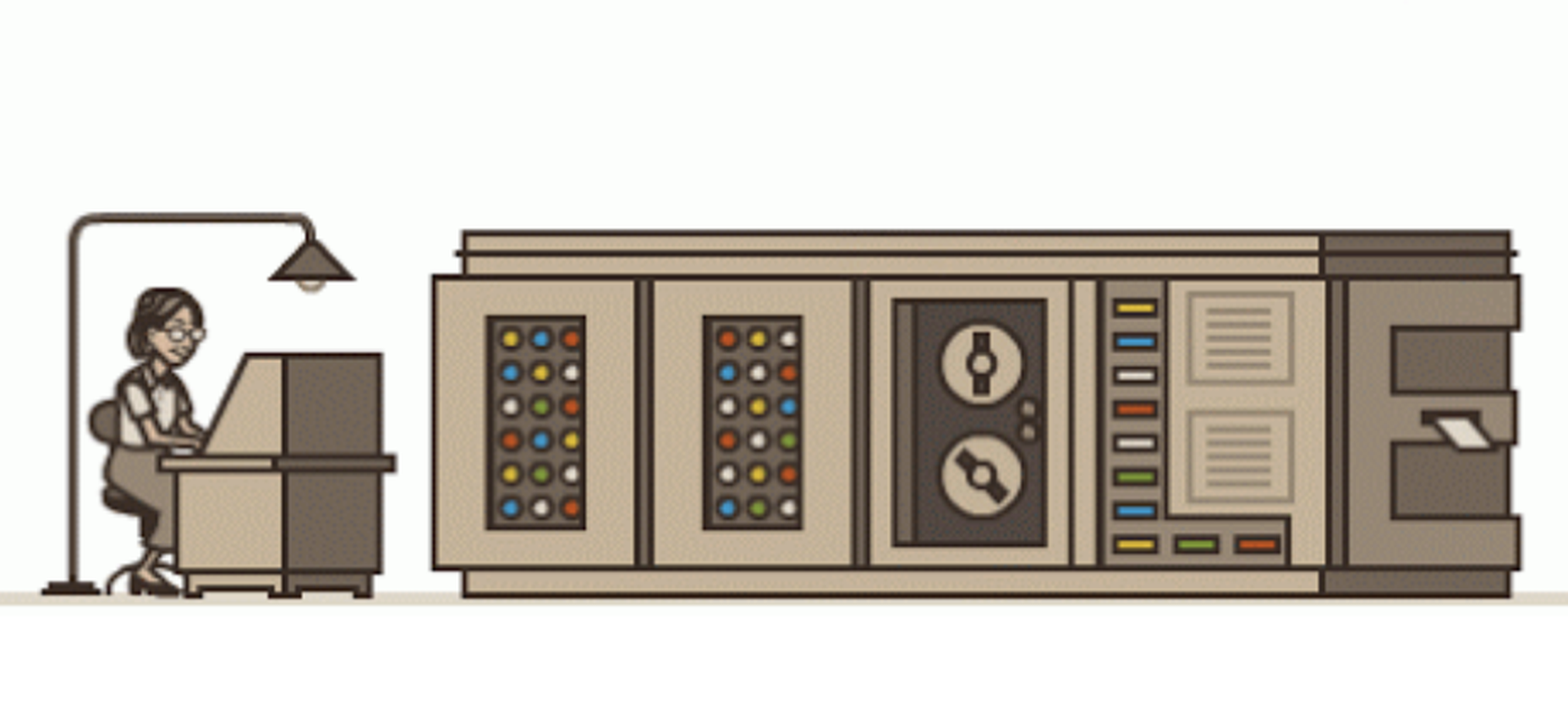 A Google Doodle That Honors Computer Programmer Grace Hopper