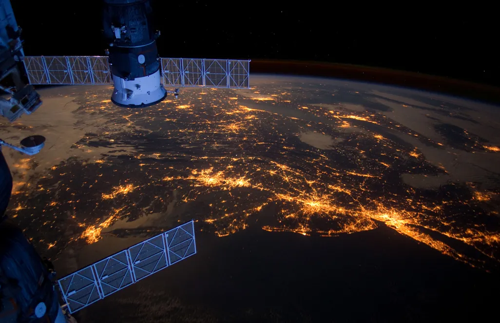 view earth from space