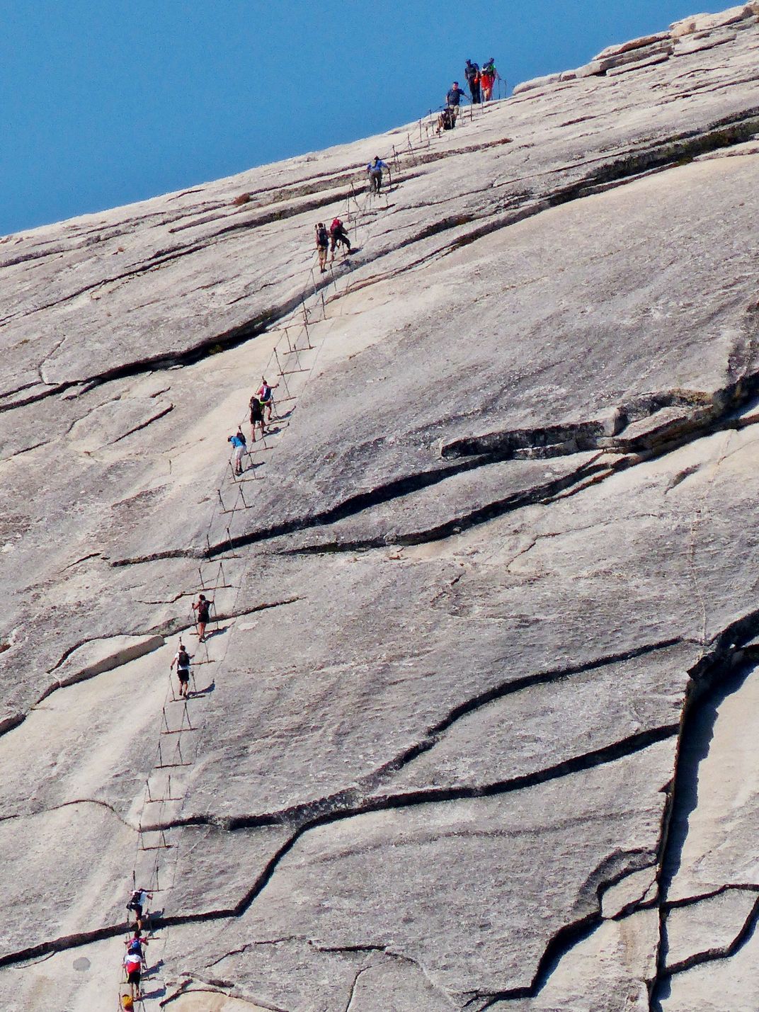 To Half Dome's Summit, Yosemite National Park | Smithsonian Photo ...