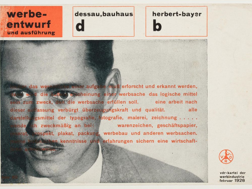 The Pioneering Work of Graphic Artist Herbert Bayer