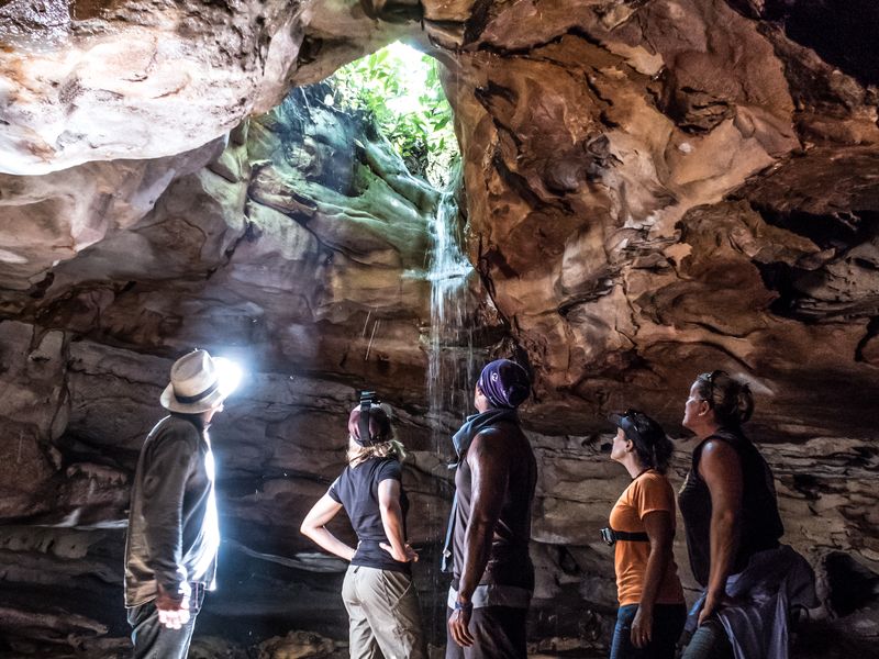 Staring into the Amazon Jungle from a cave below. | Smithsonian Photo ...