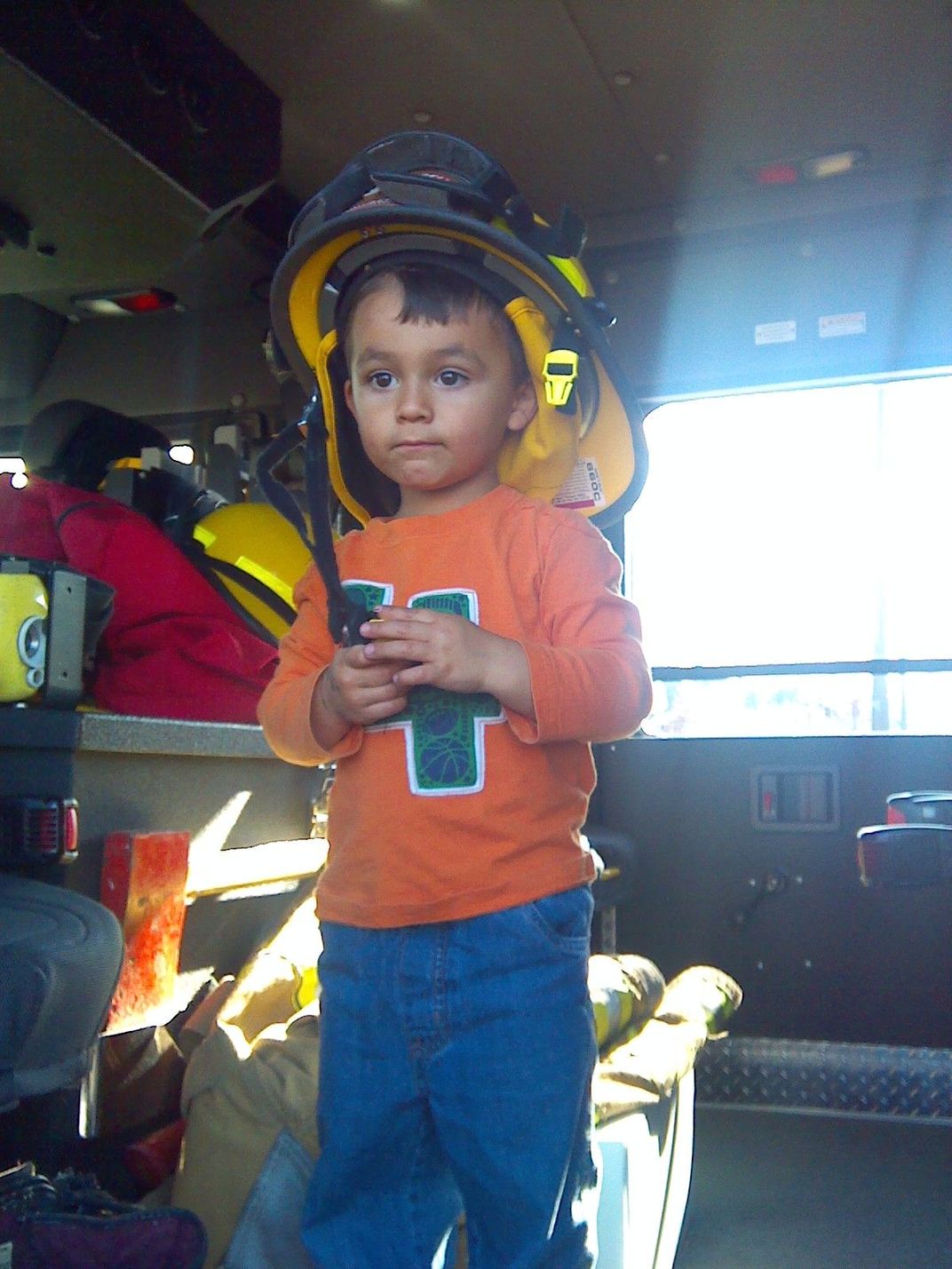 'I want to be a Fireman when I grow up.' My 2 1/2 year old grandson was ...