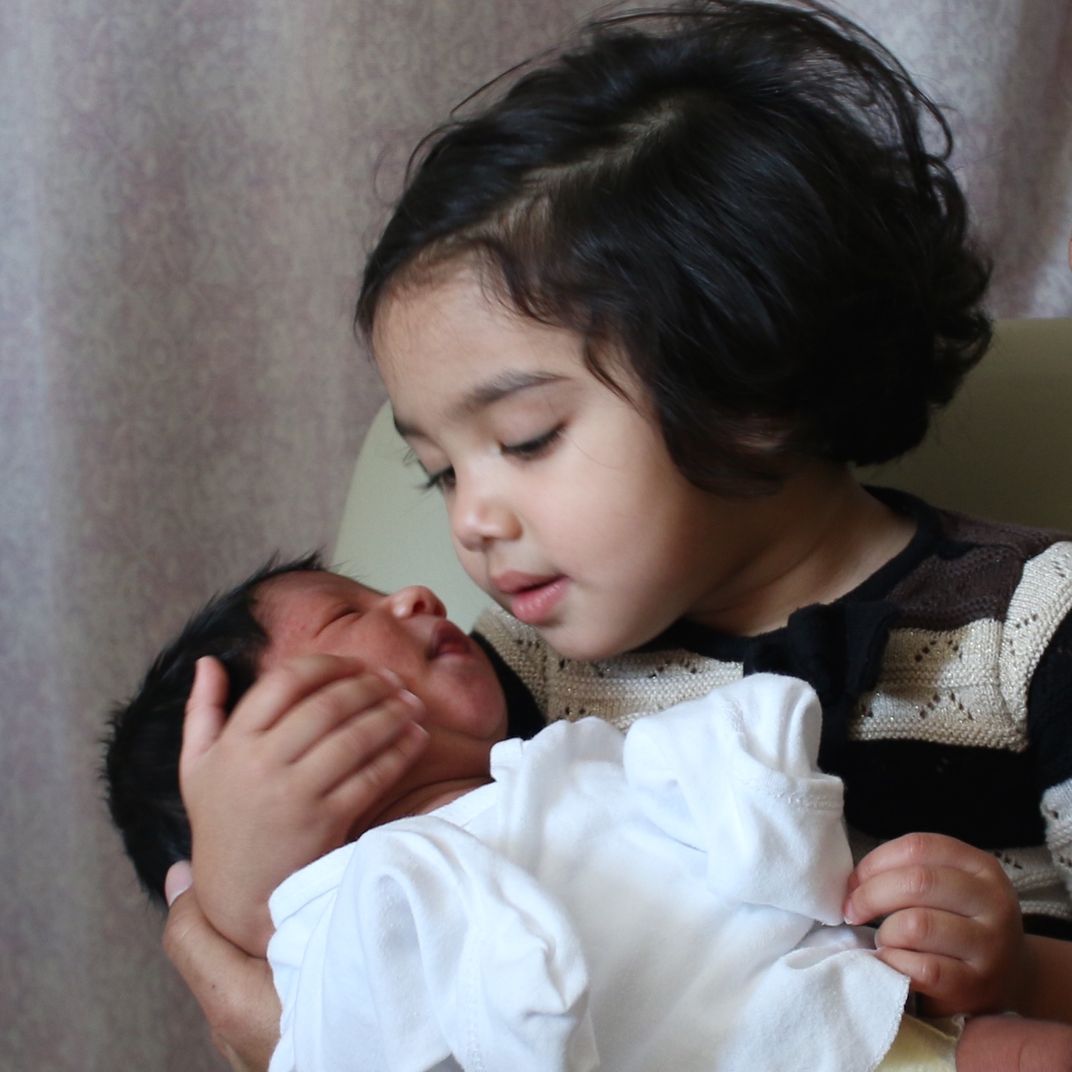That instant when she met her darling brother | Smithsonian Photo ...