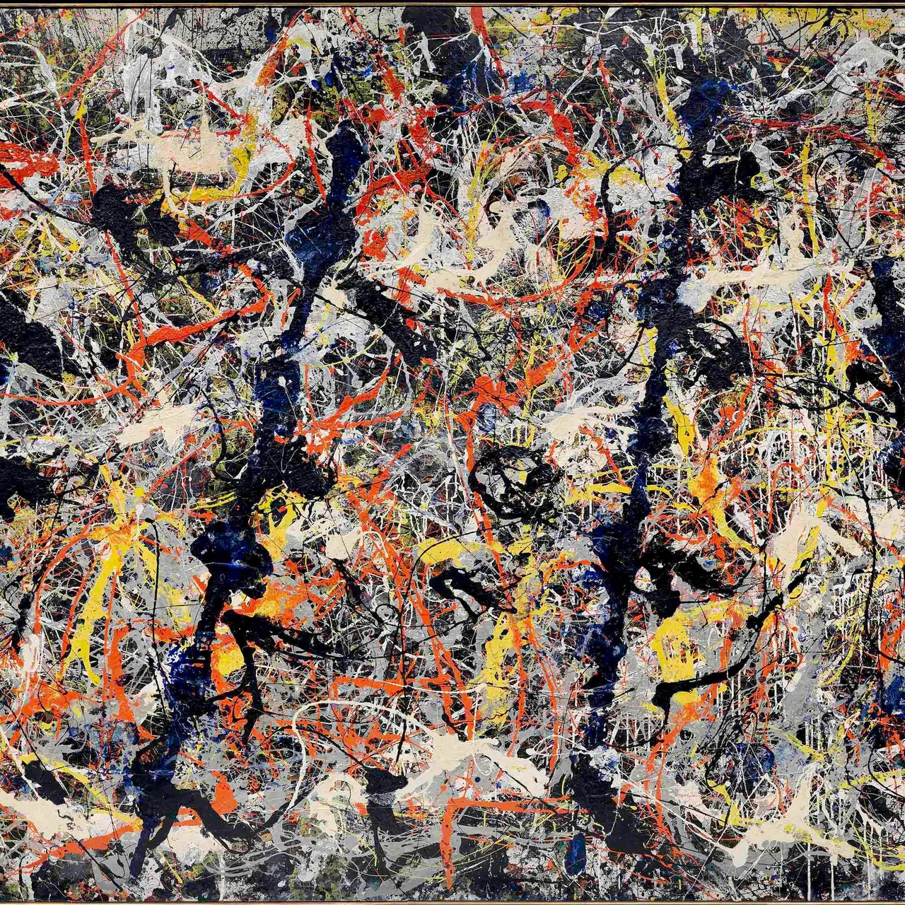 Jackson Pollock Blue Poles Museum Abstract Art Conservapedia