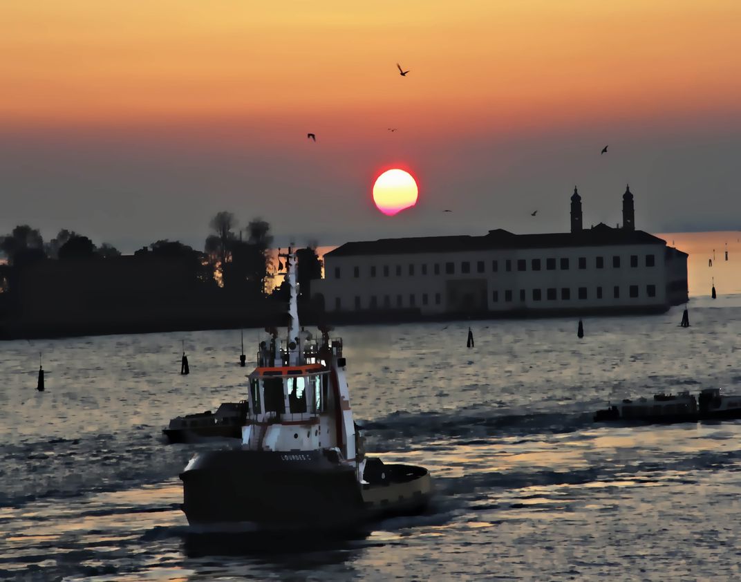 Tug At Sunset | Smithsonian Photo Contest | Smithsonian Magazine
