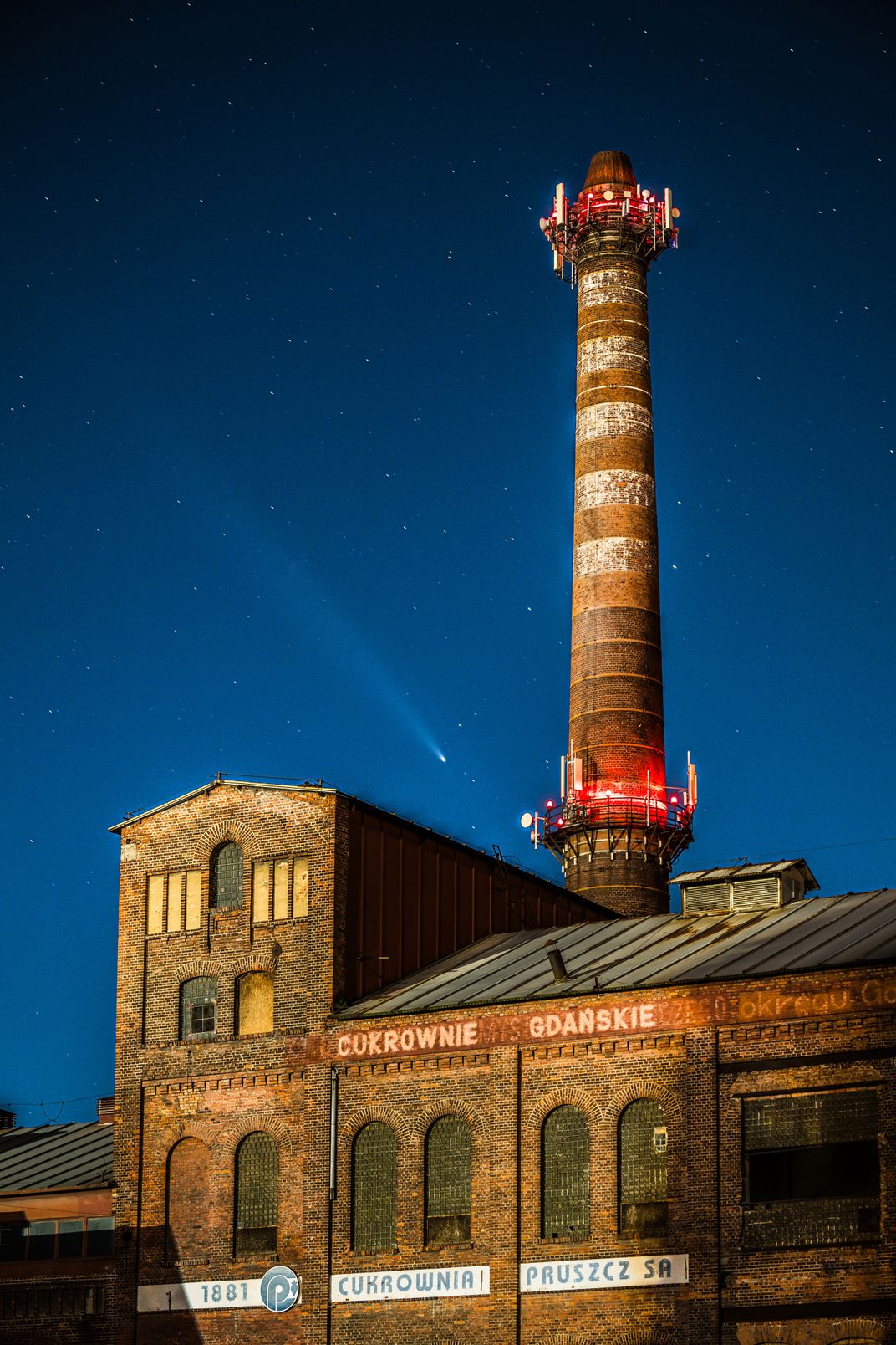 Comet over old sugar factory | Smithsonian Photo Contest | Smithsonian ...