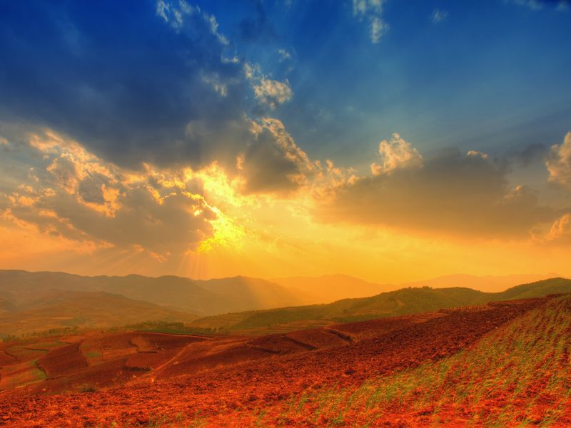 Sunset on Farm Land | Smithsonian Photo Contest | Smithsonian Magazine