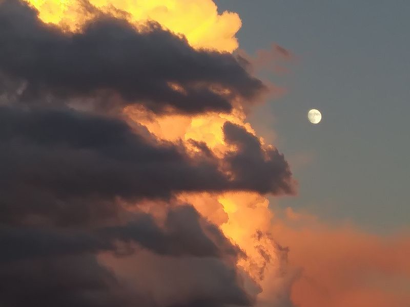 Storm coming in ready to cover the moon | Smithsonian Photo Contest ...