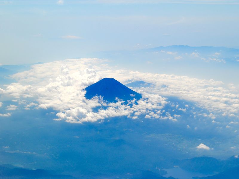 Mount Fuji from the air | Smithsonian Photo Contest | Smithsonian Magazine
