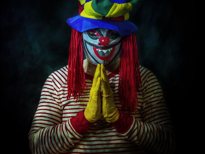 Saying a prayer for the clowns. | Smithsonian Photo Contest ...