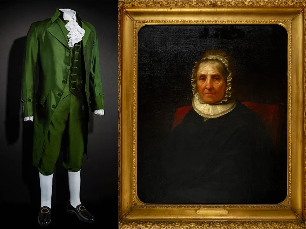 A Portrait of Eliza Hamilton and a Costume Worn by Lin-Manuel Miranda ...