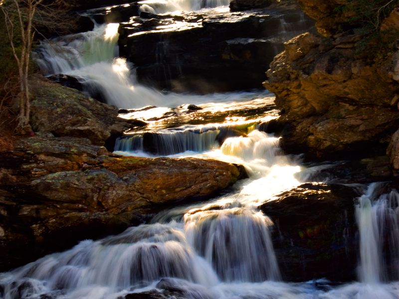 Tulla Falls in the golden sunshine. | Smithsonian Photo Contest ...