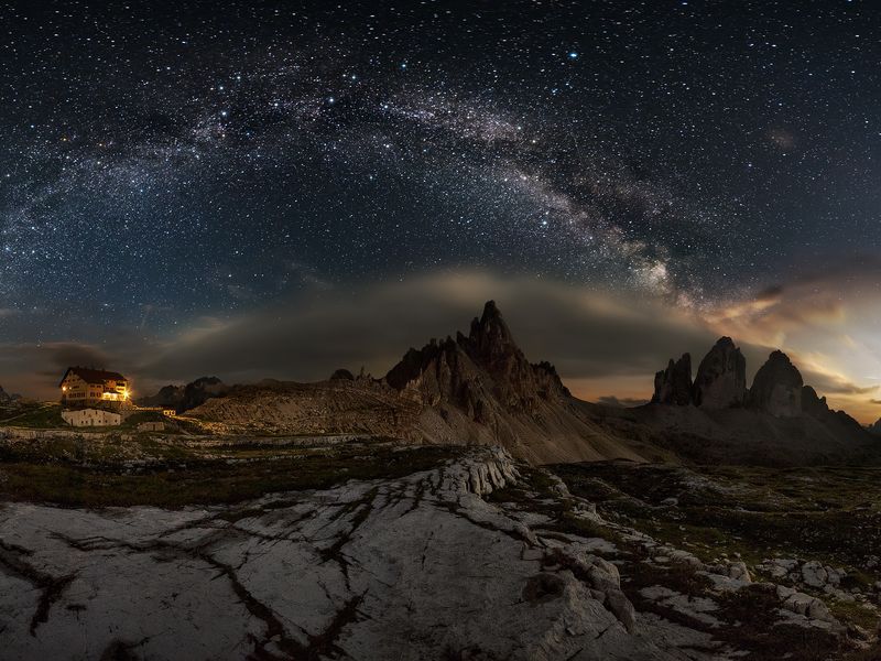 Milky way above Dolomites in Italy | Smithsonian Photo Contest ...