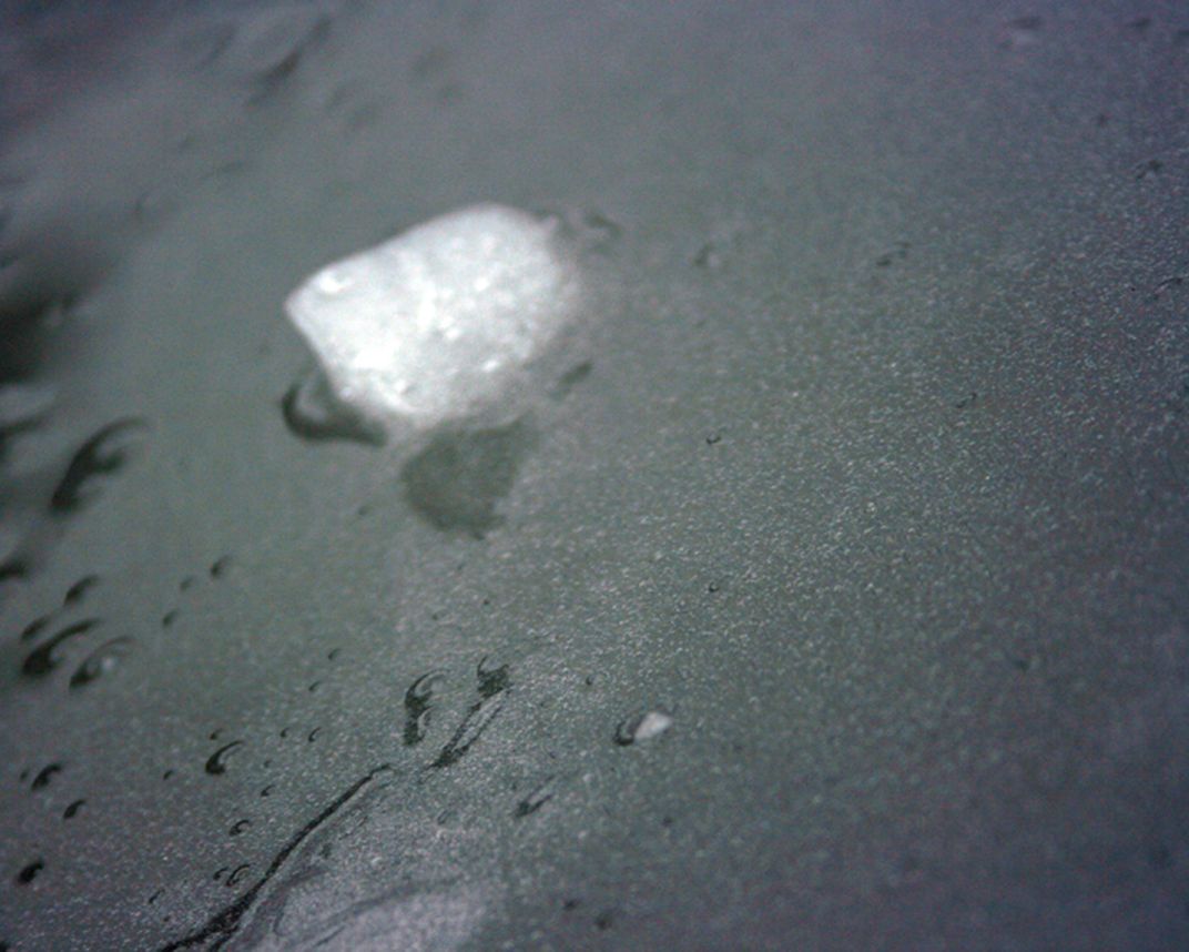 Completely frozen ice on an old pond. | Smithsonian Photo Contest ...