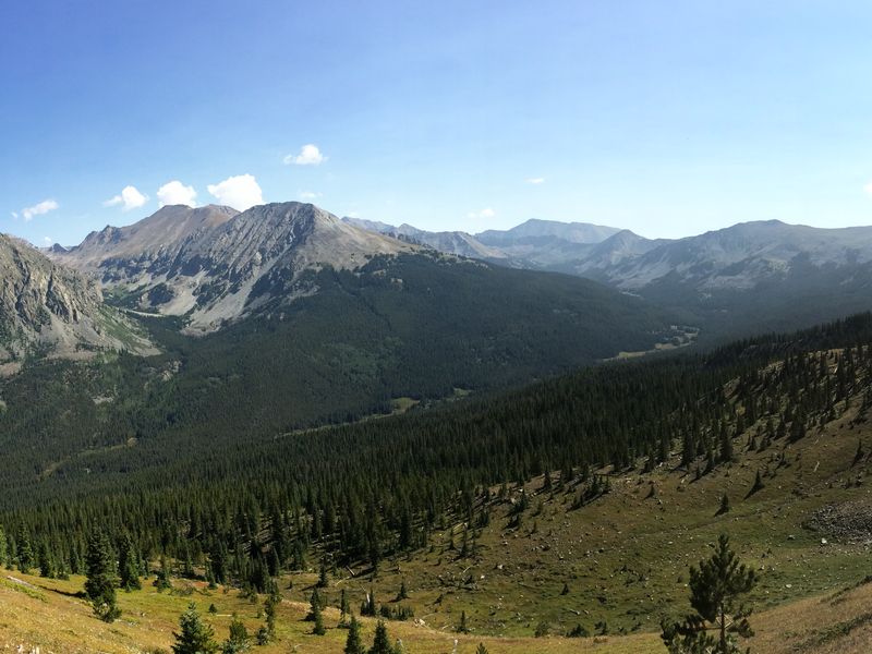 A view of the Collegiate Peaks Wilderness in Colorado. | Smithsonian ...