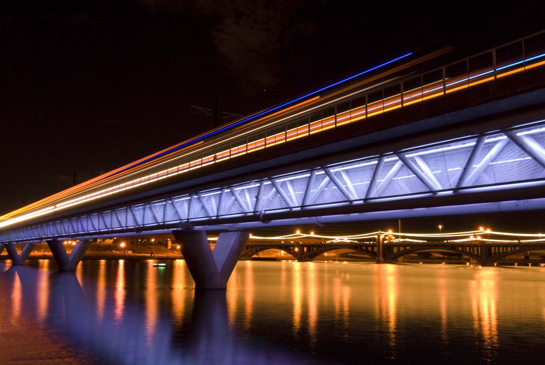 Phoenix Light Rail at Night | Smithsonian Photo Contest | Smithsonian ...