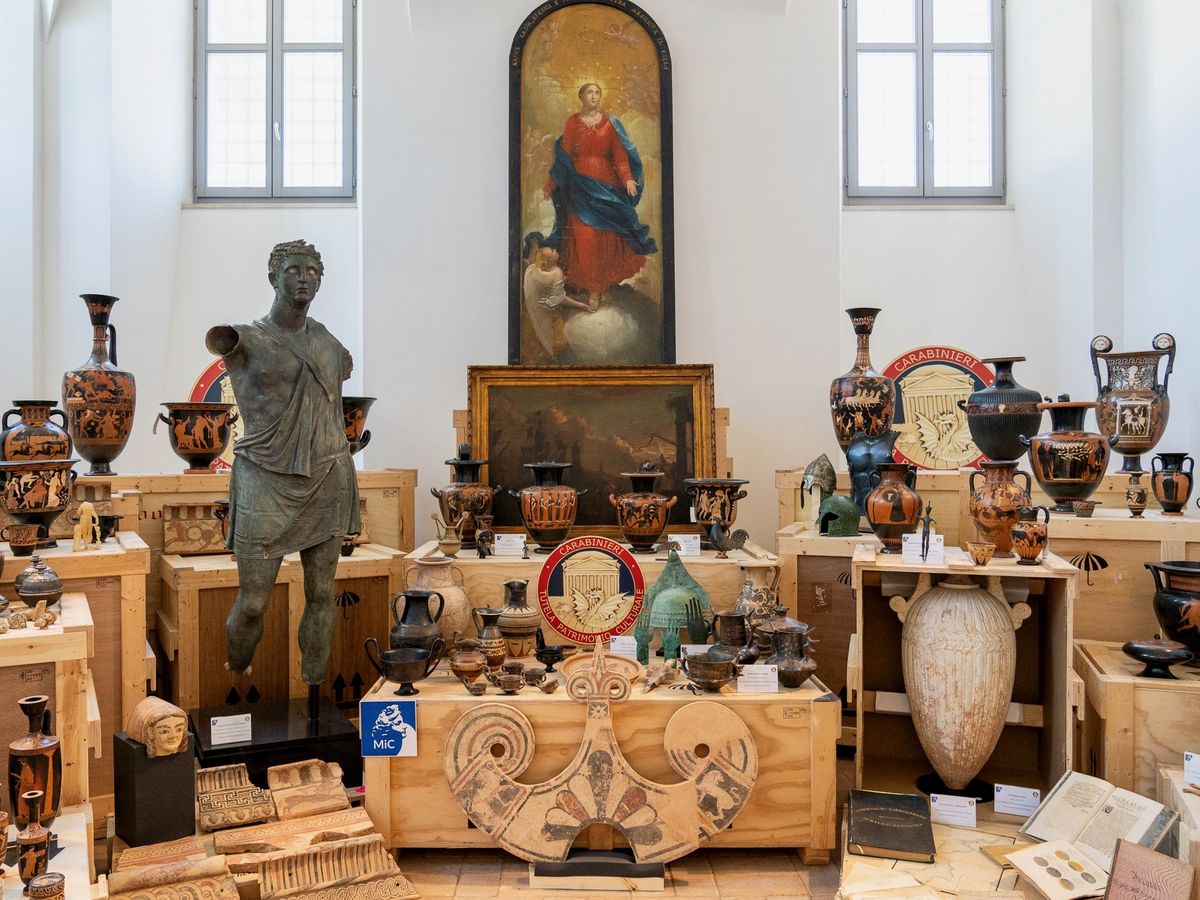 Trove of 600 Looted Italian Artifacts Worth $65 Million Comes Home ...