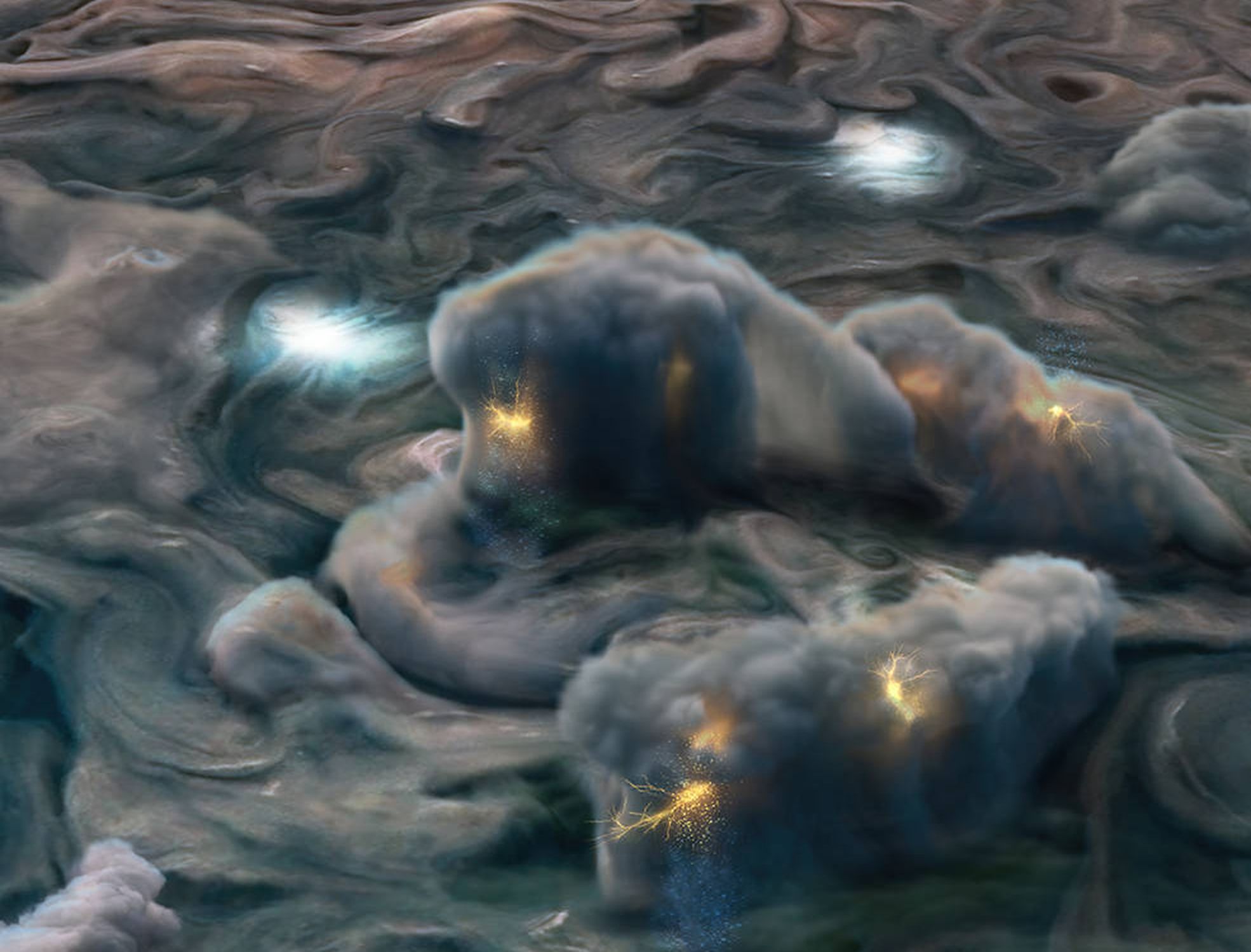 The Forecast on Jupiter Is Cloudy With a Chance of 'Mushballs'