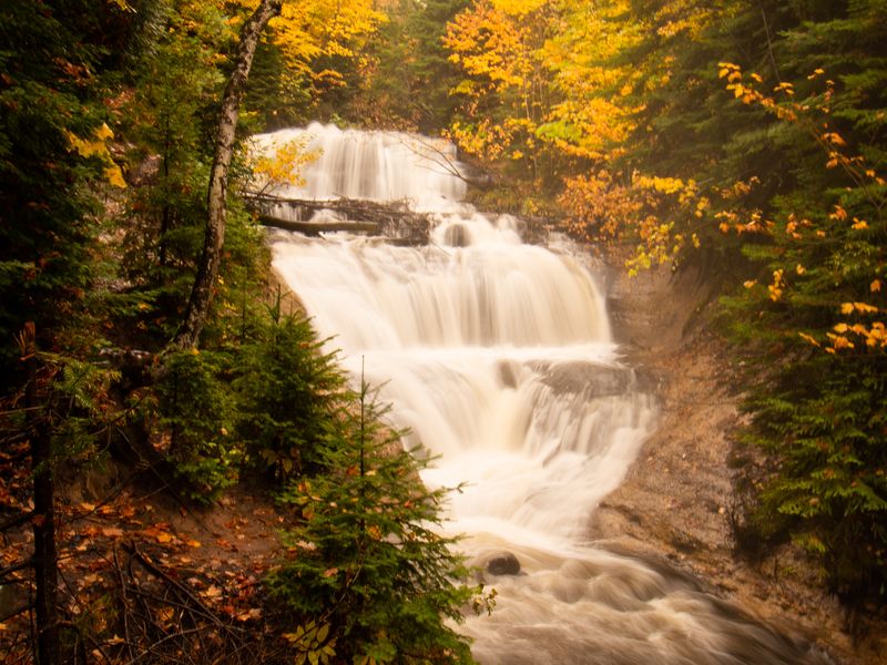 Au Sable Falls in a Michigan Fall | Smithsonian Photo Contest ...