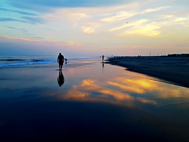 Sunset walk at the beach | Smithsonian Photo Contest | Smithsonian Magazine