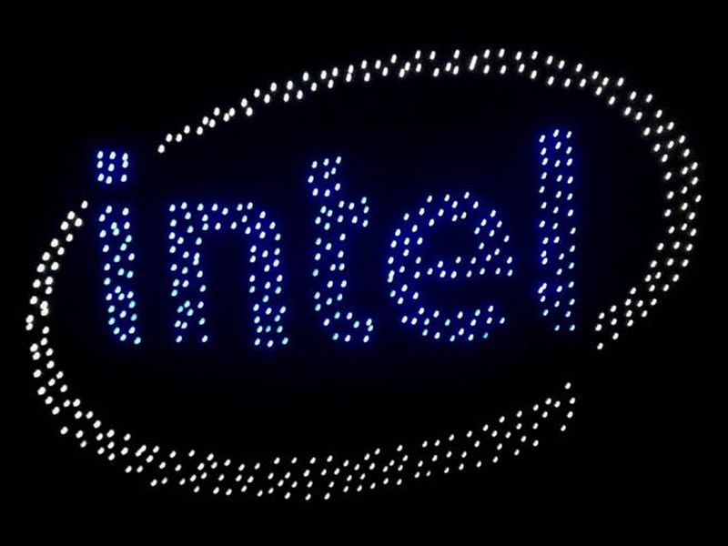 Intel drone show folsom 2020 store
