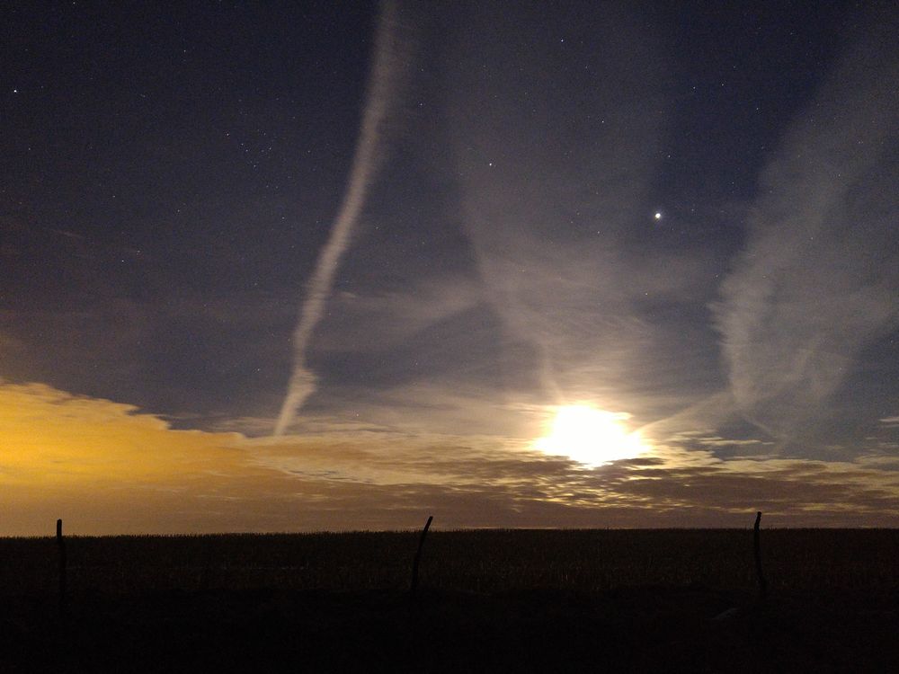 Moon rise over a corn field. | Smithsonian Photo Contest | Smithsonian ...