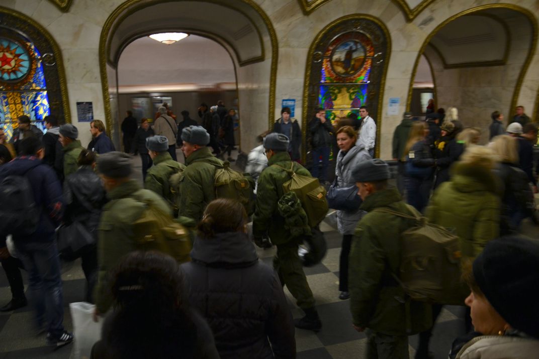 The atmosphere of seriousness and solidarity of the soldiers taking the ...