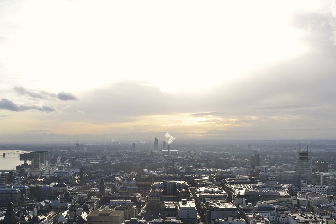 In awe of the bleakness of the industrial German cityscape, after ...