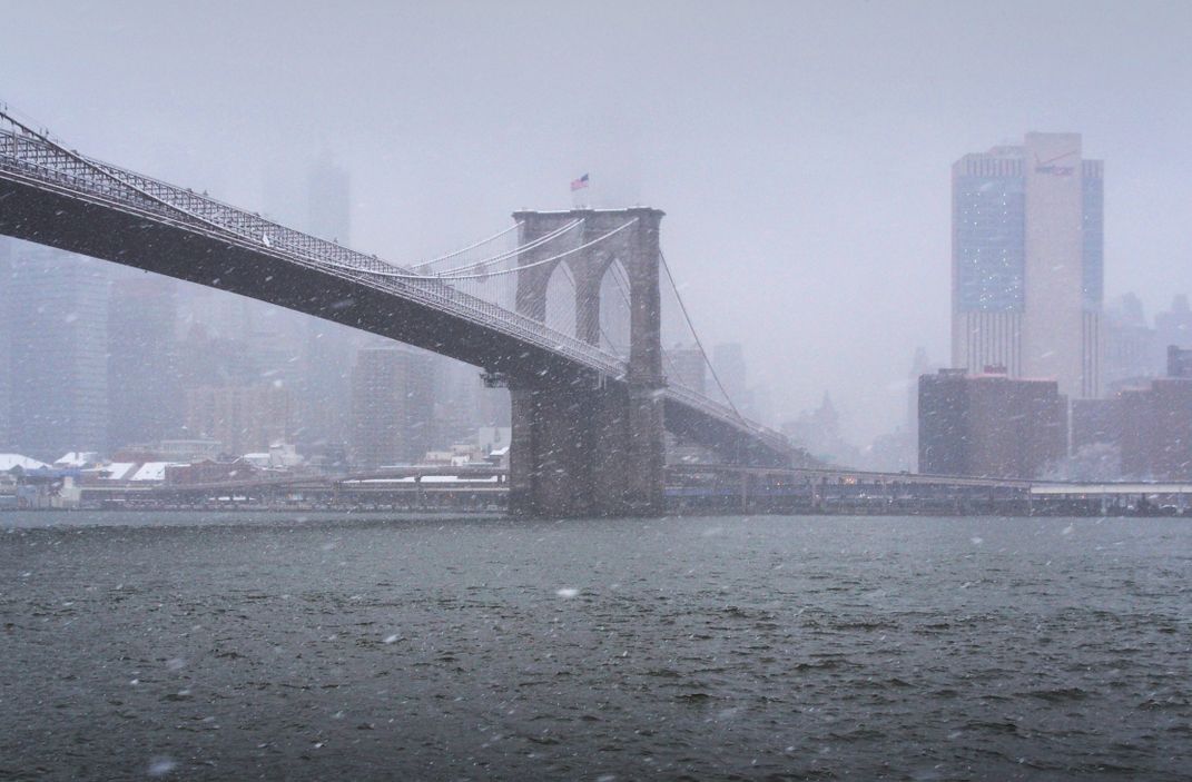 Snowy Brooklyn Bridge | Smithsonian Photo Contest | Smithsonian Magazine
