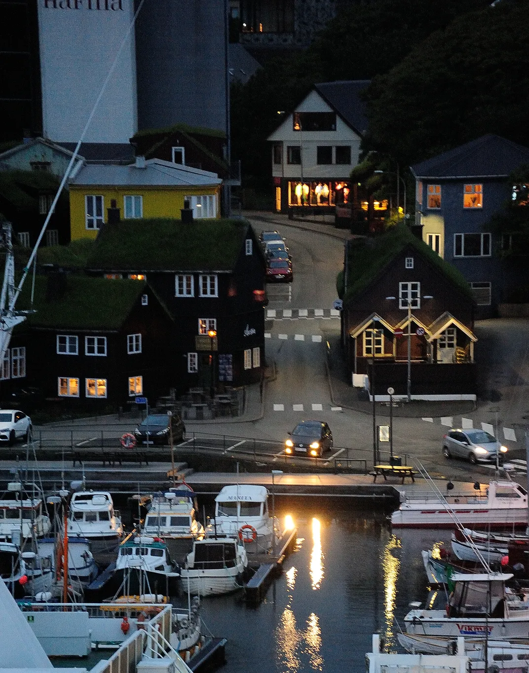 Old Town "Tinganes" of Tórshavn at Night | Smithsonian Photo Contest ...