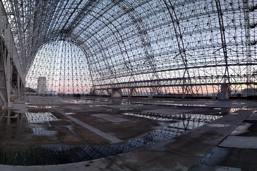 Inside Hangar One
