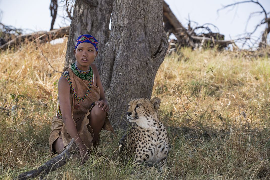San Girl with Cheetah | Smithsonian Photo Contest | Smithsonian Magazine