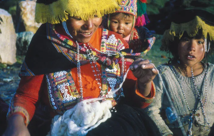 peruvian textile weaving