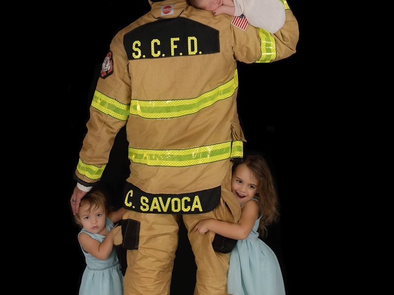 Firefighter with his children | Smithsonian Photo Contest | Smithsonian ...