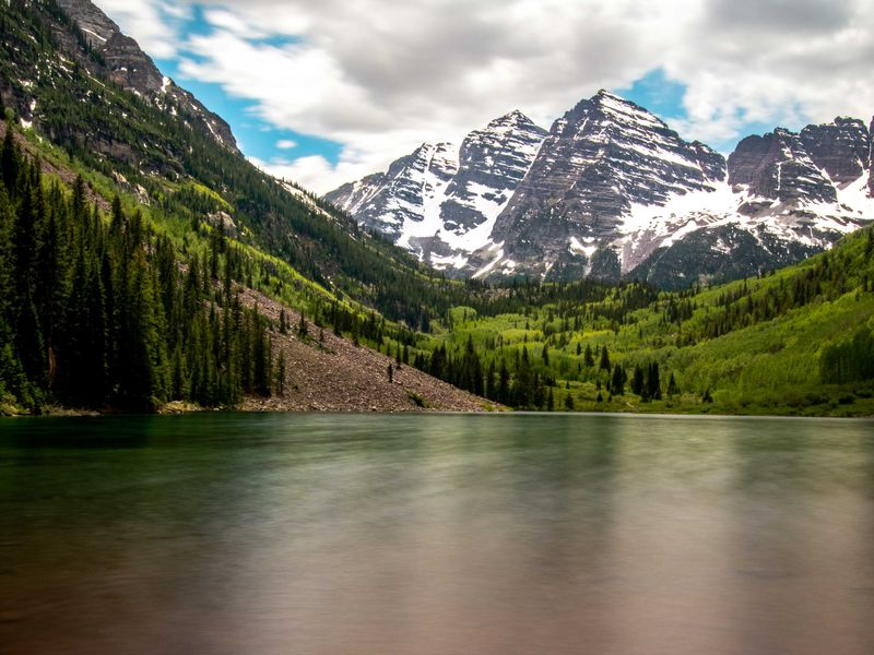 Maroon Lake looking at the Maroon Bells | Smithsonian Photo Contest ...