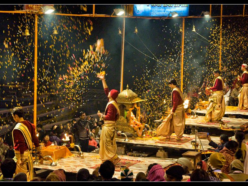 ganga puja at varanasi ghat | Smithsonian Photo Contest | Smithsonian ...