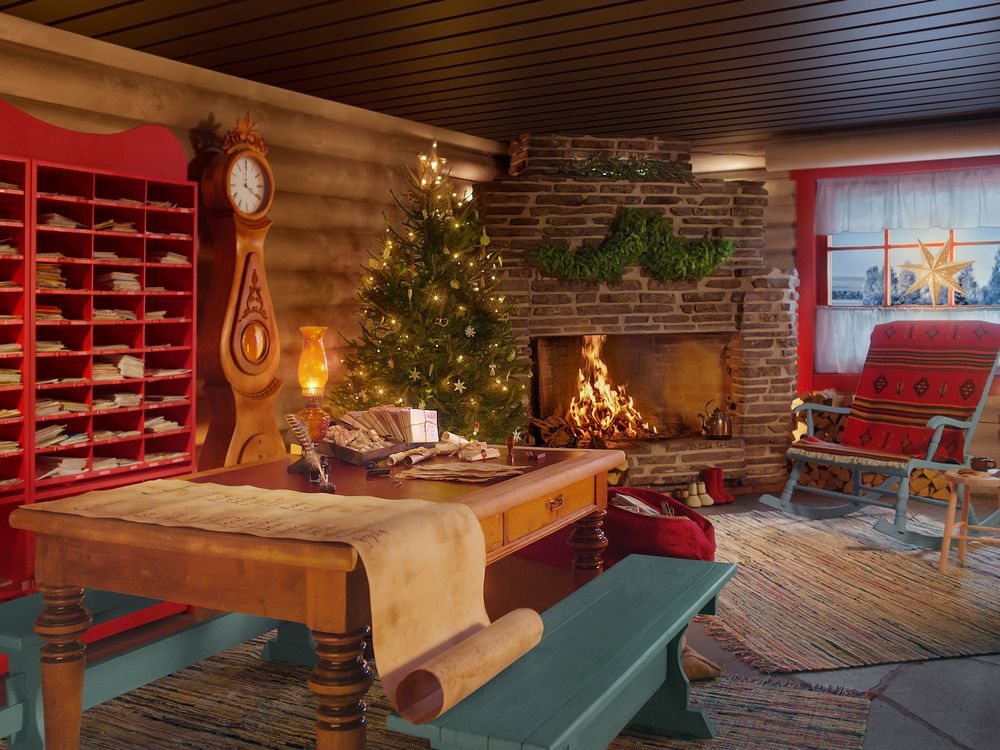 You Can Spend the Night in Santa Claus' Cabin—and Help Sort His Mail