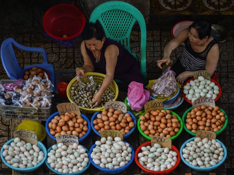 Retail sale of eggs - traditional market | Smithsonian Photo Contest ...