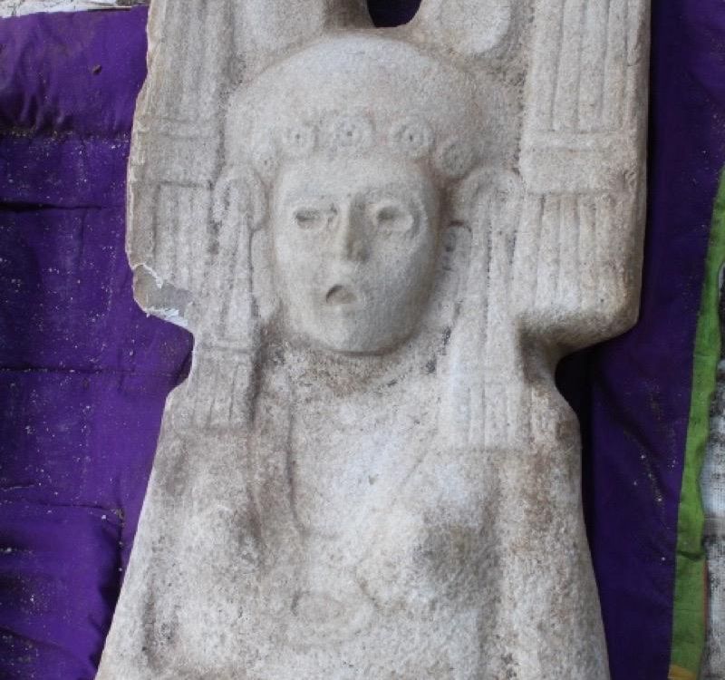 Farmers Discover Rare Statue of Pre-Hispanic Woman in Mexican Citrus Grove